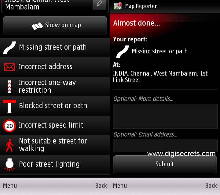 Nokia Adds Map Reporter in Ovi Maps - DigiSecrets